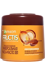 Маска-масло 3 в 1 Тройное восстановление Fructis Garnier: где купить