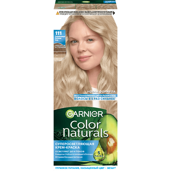 Garnier [111 Платиновый блонд] Краска для волос Color Naturals: отзывы