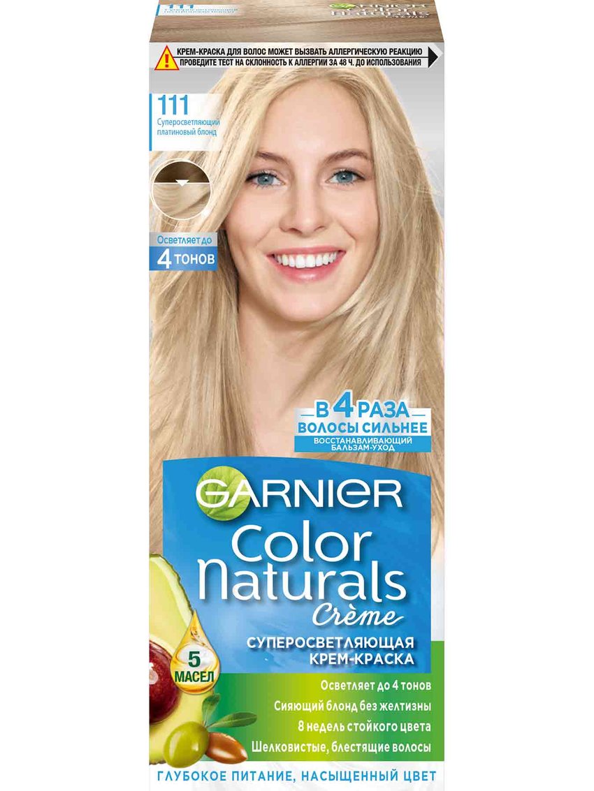 Garnier [111 Платиновый блонд] Краска для волос Color Naturals – отзывы