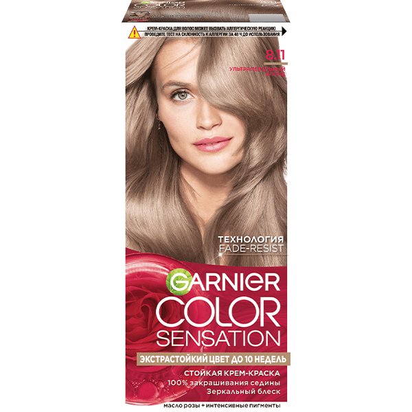 Краска для волос 8.11 Ультрапепельный блонд Color Sensation [купить]